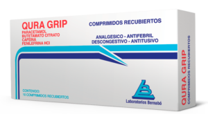 Qura GRIP - Qura - Antifebril, Descongestivo, Mucolítico, Analgésico