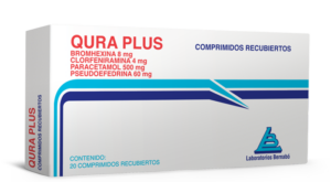 Qura PLUS - Qura - Antifebril, Descongestivo, Mucolítico, Analgésico